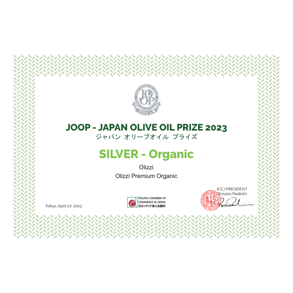 Awards and Certificates – Olizzi Olive Oils